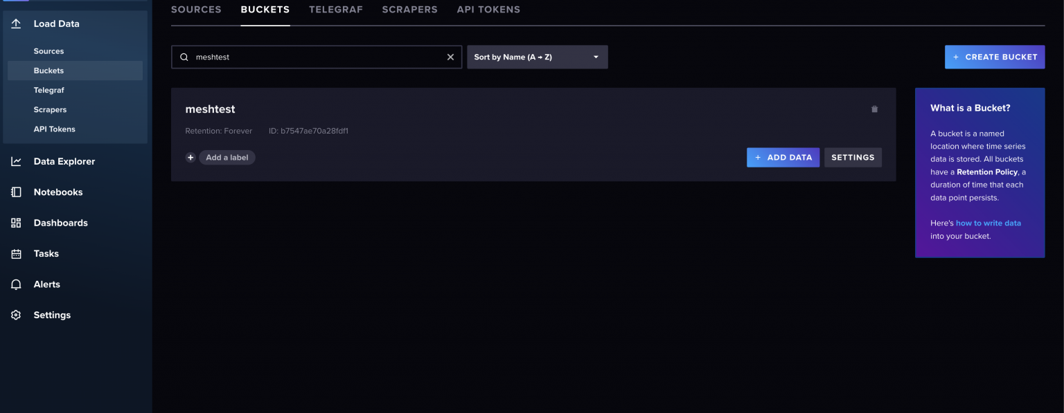 InfluxDB: Importing and Exporting Buckets – HWR Robotics